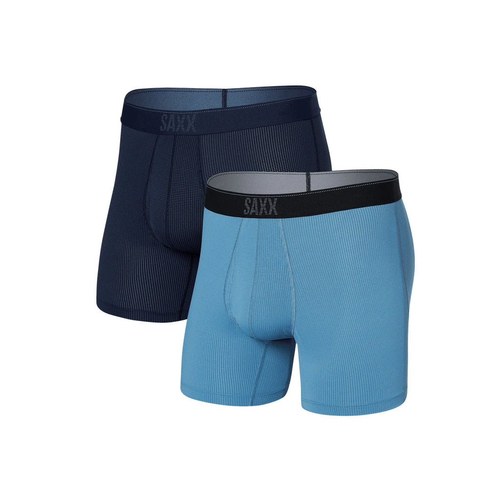 SAXX Quest Quick-Dry Mesh (2 Pack) - Maritime/Slate